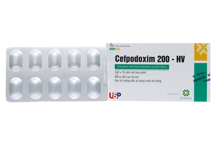 Cách sử dụng thuốc Cefpodoxime 200mg | Vinmec