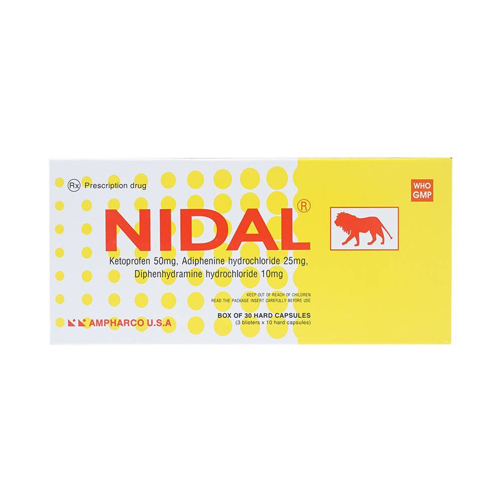 Công dụng thuốc Nidal | Vinmec