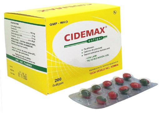 Công dụng thuốc cidemax | Vinmec