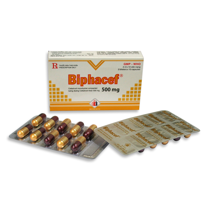 Công dụng thuốc Biphacef 500 mg | Vinmec
