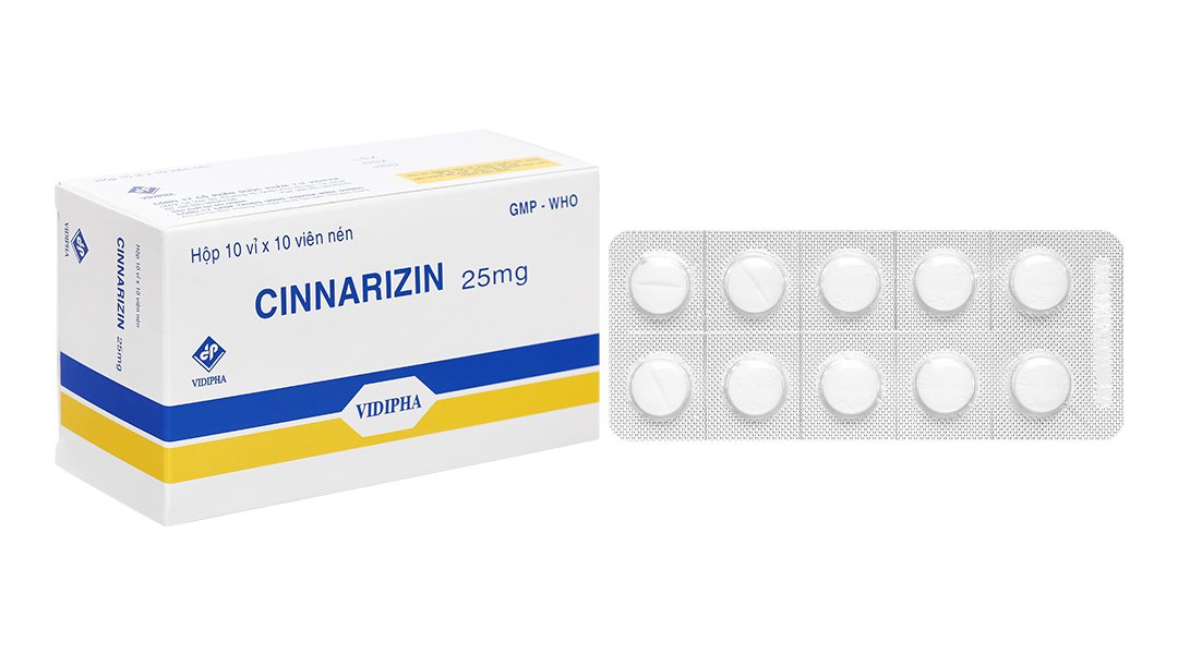 Công dụng thuốc Cinarizin 25 mg | Vinmec