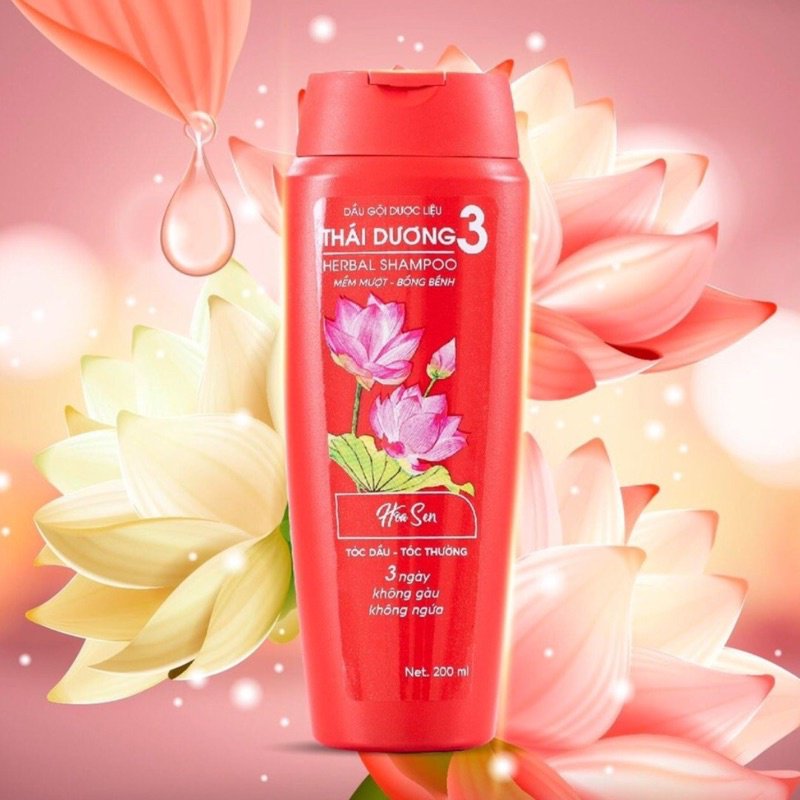 Dầu gội dược liệu Thái Dương 3 (hoa sen): Công dụng và hướng dẫn sử dụng | Vinmec